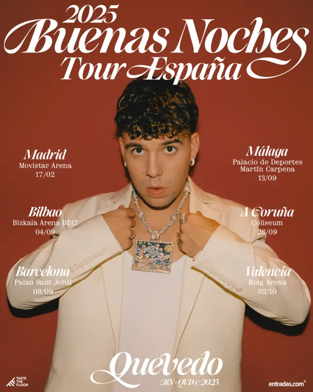 Quevedo llega a Madrid con el primero de sus conciertos en la capital para presentar su segundo ...