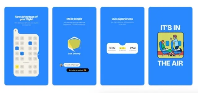 Tal vez el amor de tu vida vuela en el mismo avión que tú y esta app ...