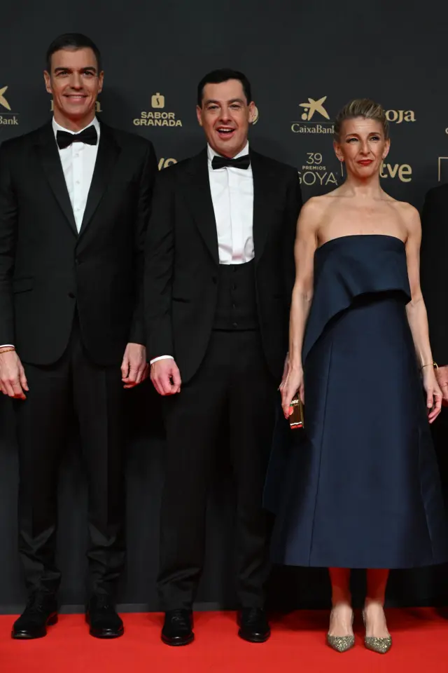 Yolanda Díaz hizo un guiño a Palestina en los Goya 2025 con este ...