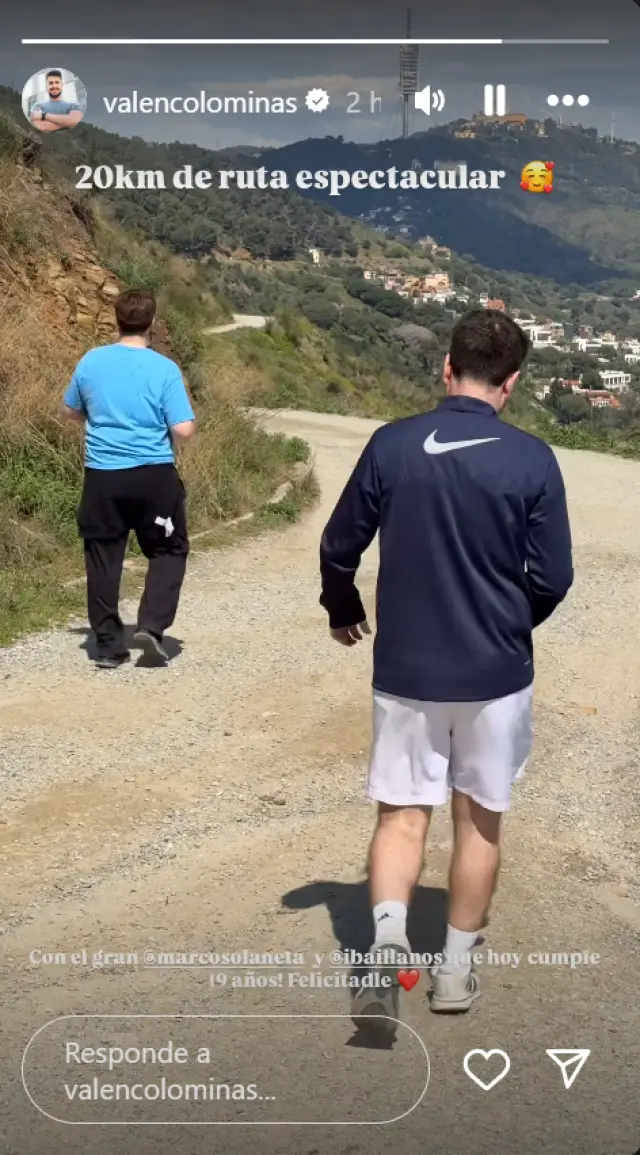 Ibai Llanos celebra su 30 cumpleaños con un emotivo repaso de su vida... y una caminata de más ...