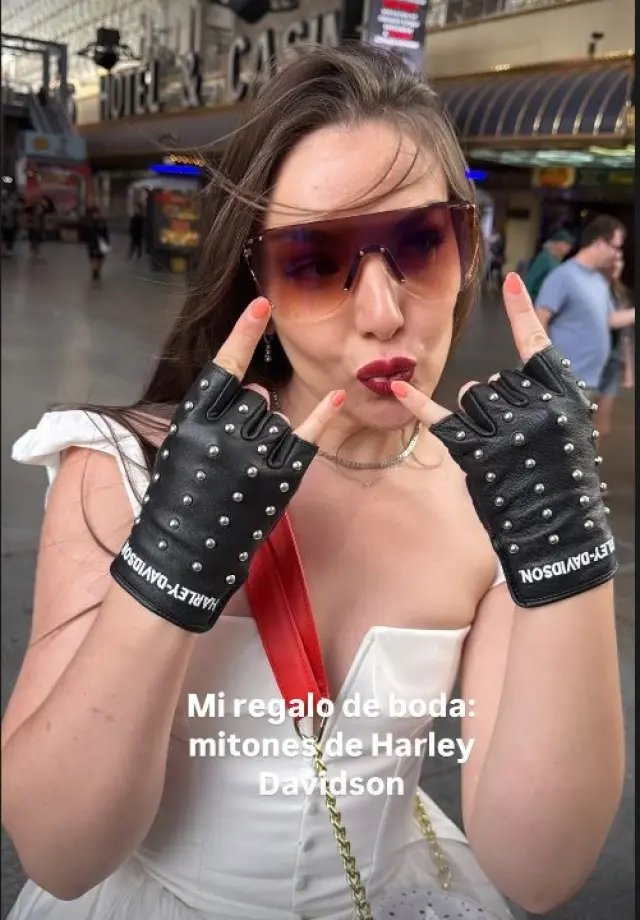 Inés Hernand se casa en secreto en Las Vegas con el vestido que la ...