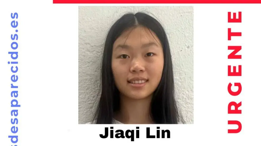 Buscan a Jiaqi Lin, una joven de 16 años desaparecida en Zaragoza