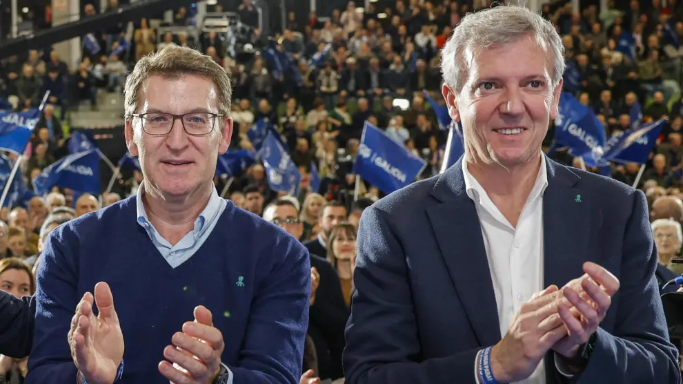Feijóo entra en la recta final de campaña en Galicia: llama al voto antiindependentista como el ...