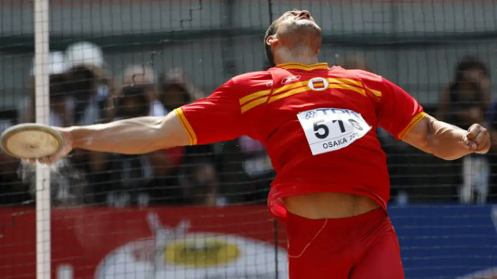 Mario Pestano bate el récord de España de disco con 68,61 metros