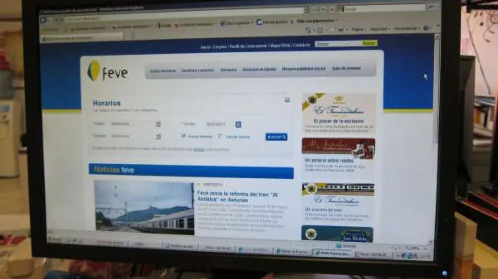 Los horarios de Feve se pueden consultar ya a través de teléfono móvil
