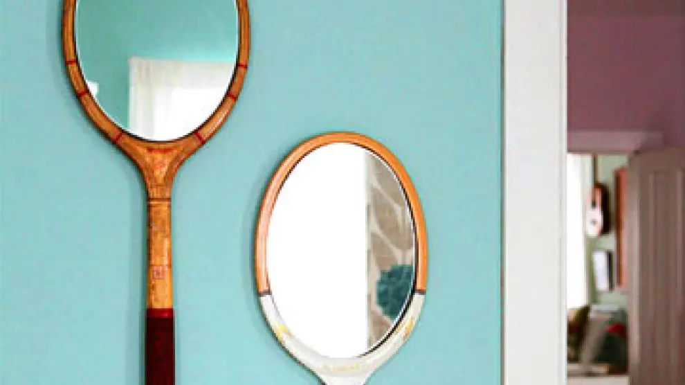 Márcate un ‘ACE’ DIY con este fantástico espejo a partir de una raqueta ...
