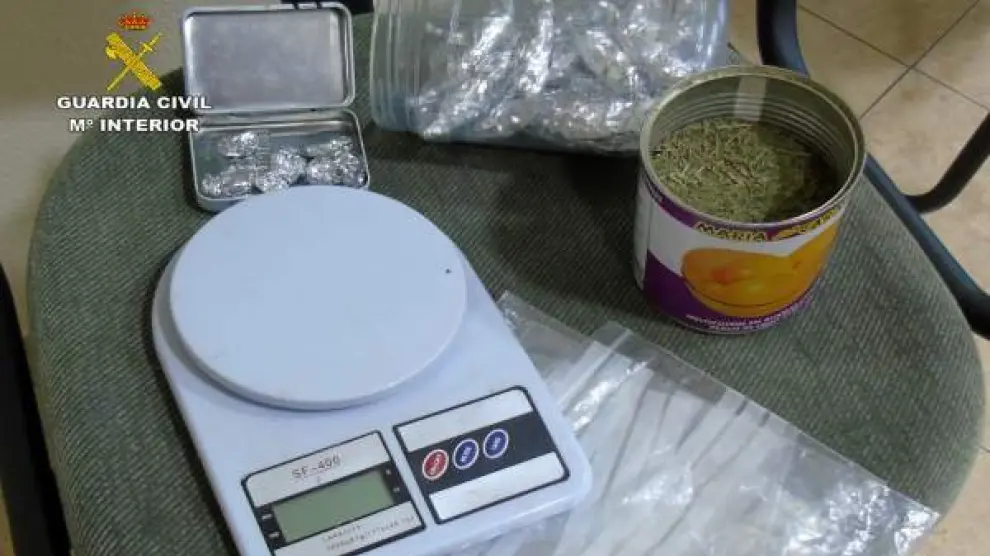 Desmantelado un punto de venta de droga al menudeo en Monteagudo- Murcia