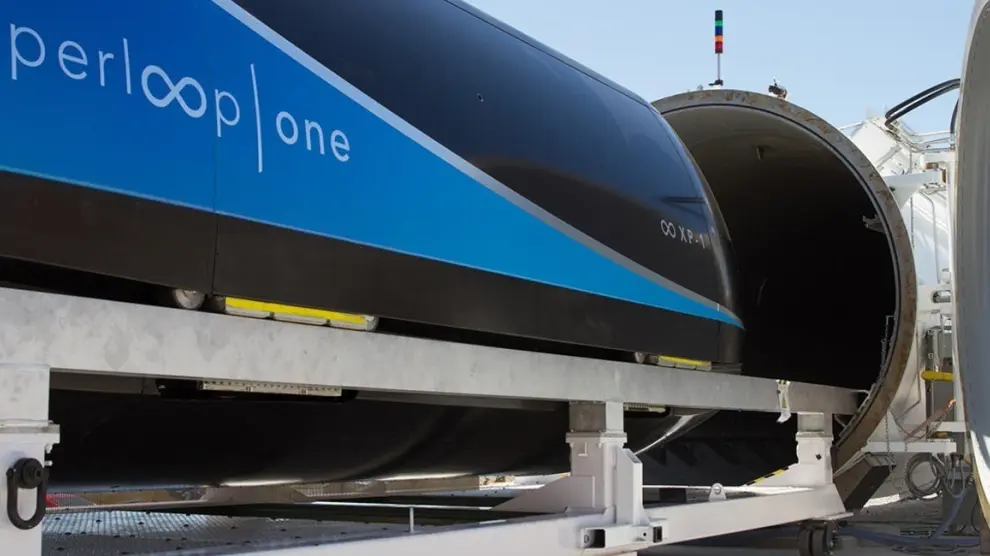 El tren ultrarrápido de Hyperloop One alcanza con éxito los 310 kilómetros por hora en su ...