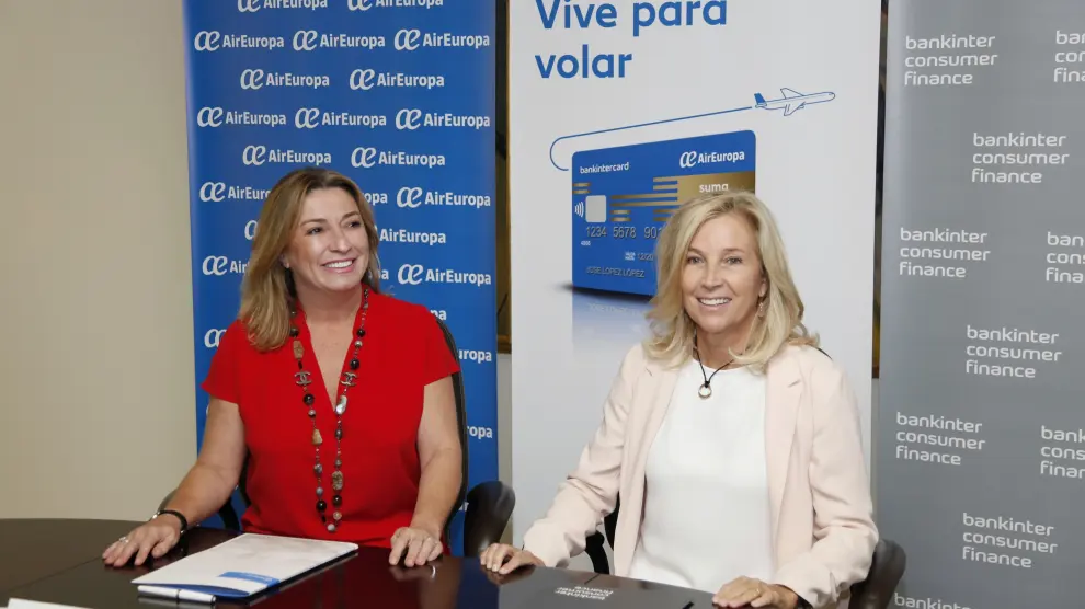 Bankinter y Air Europa firman un alianza en medios de pago y prevén emitir un millón de tarjetas ...