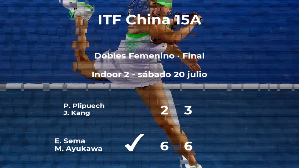 Erika Sema y Mana Ayukawa - Peangtarn Plipuech y Jia-Qi Kang: Resultado ...