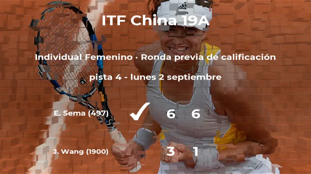 Erika Sema - Junsai Wang: Resultado, resumen y estadísticas en directo ...