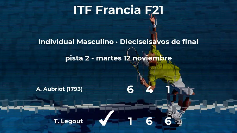 Resultados de tenis en directo: partido Timo Legout - Alexandre Aubriot ...
