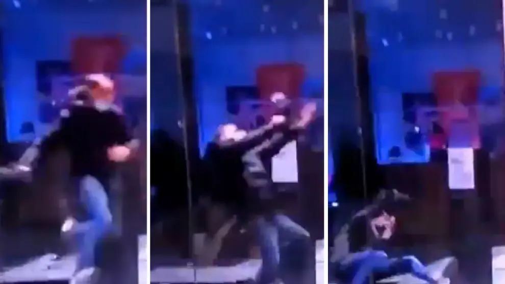 Un asaltante a una tienda de Barcelona se choca torpemente contra un ...