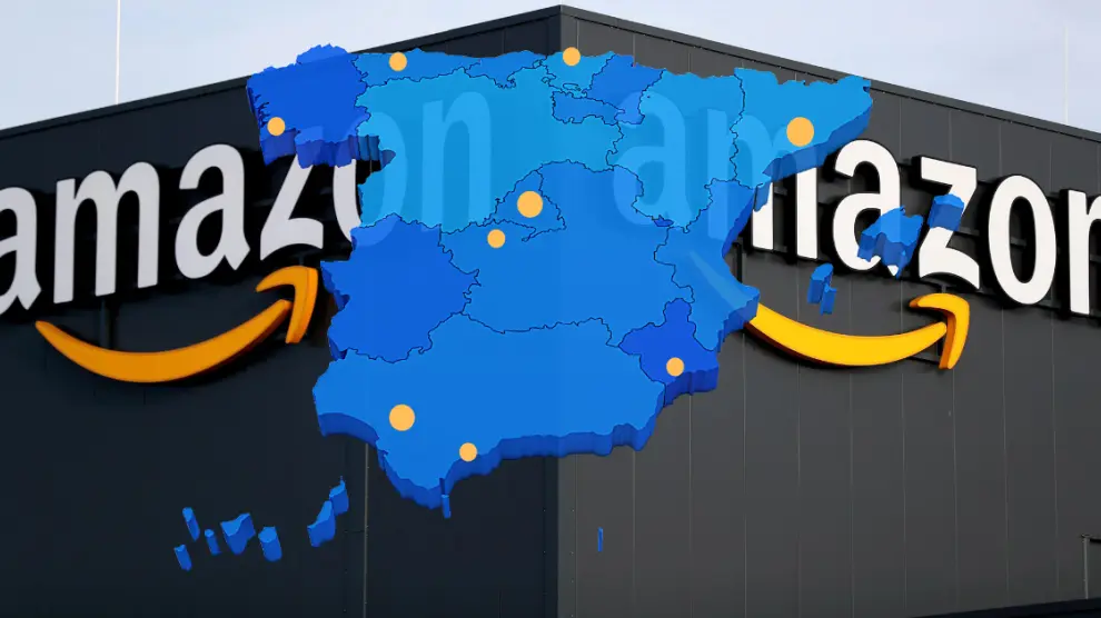 El mapa de Amazon en España: así tiene repartidos todos sus centros y ...