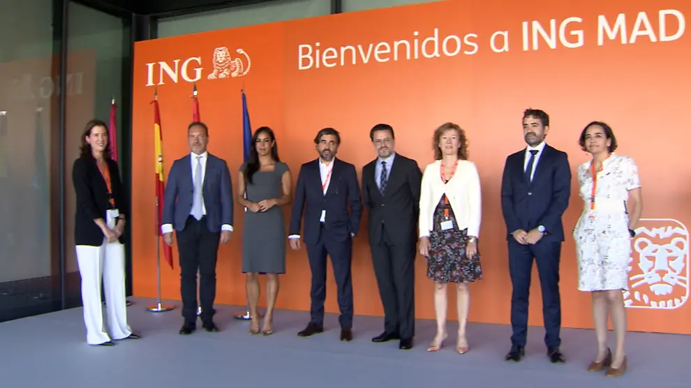 Vídeo: Begoña Villacís inaugura la nueva sede corporativa de ING en Madrid