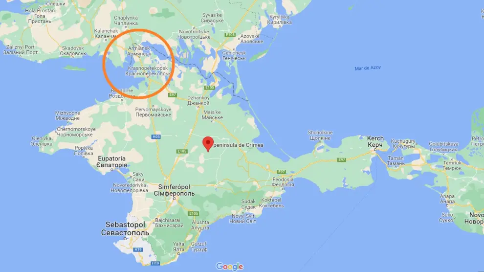 Rusia construye trincheras en la frontera de Crimea para defender la ...