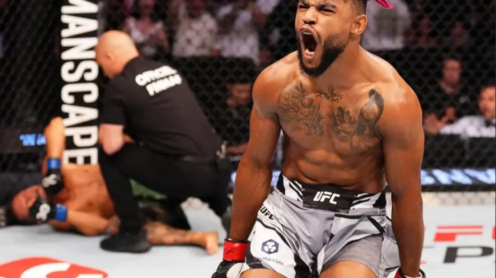 Así fue el brutal KO de Morgan Charrière en UFC París