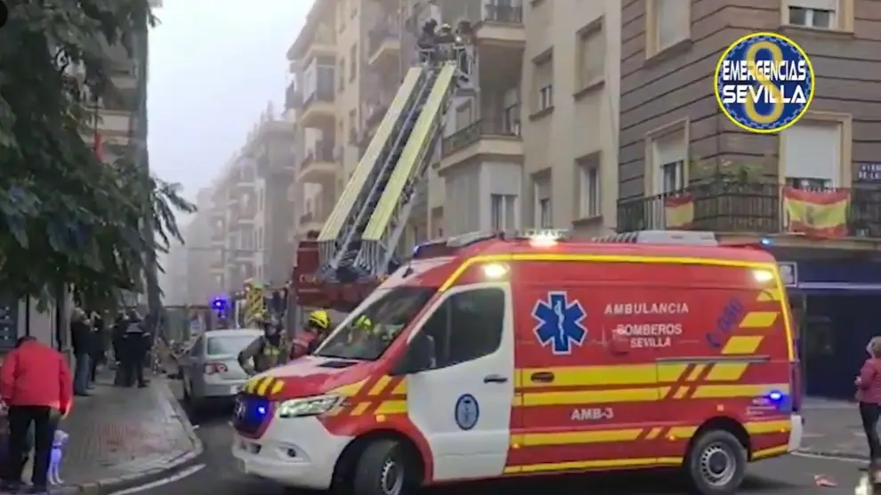 Muere una mujer de 77 años con movilidad reducida tras el incendio de su vivienda en Sevilla