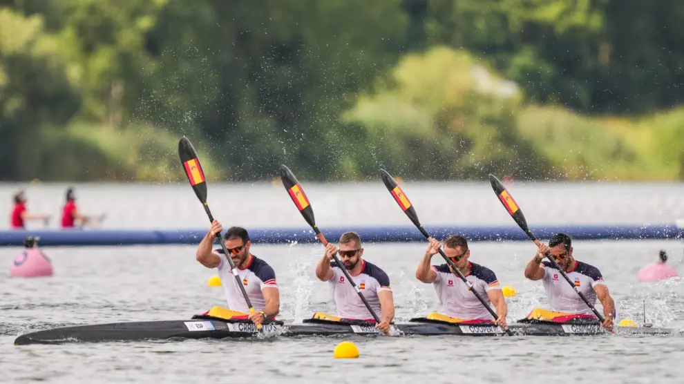 El cuarteto formado por Craviotto, Arévalo, Cooper y Germade logra el ...