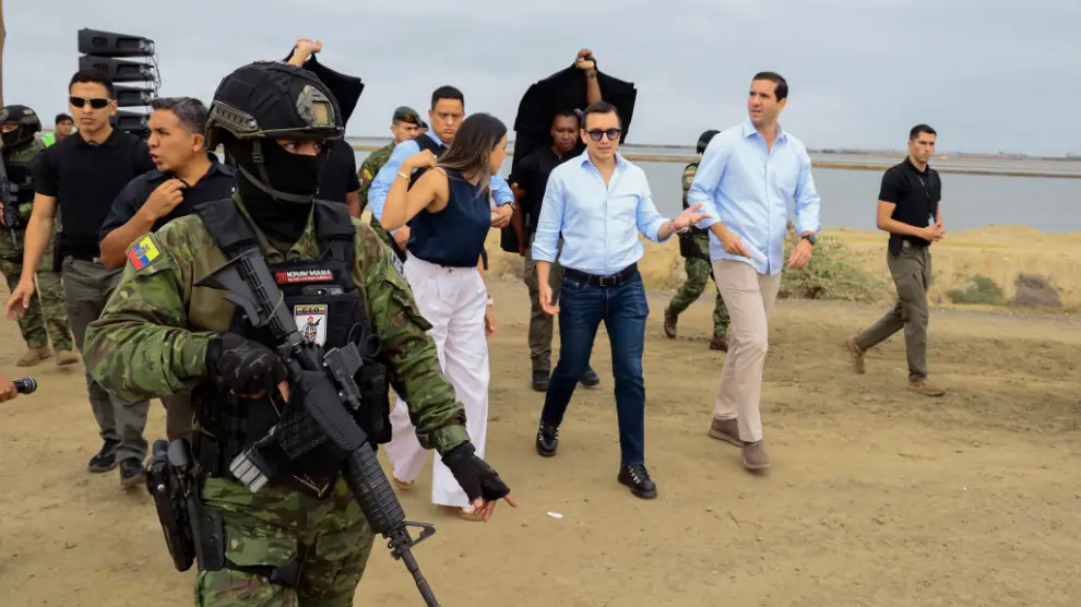 Daniel Noboa busca el retorno de las bases militares extranjeras a Ecuador