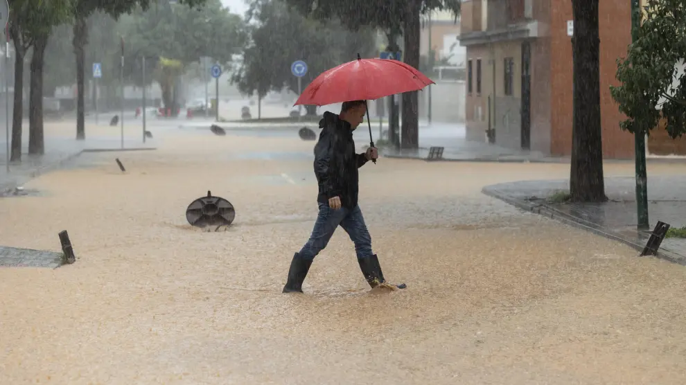 Málaga vuelve a anegarse 35 años después de su peor inundación