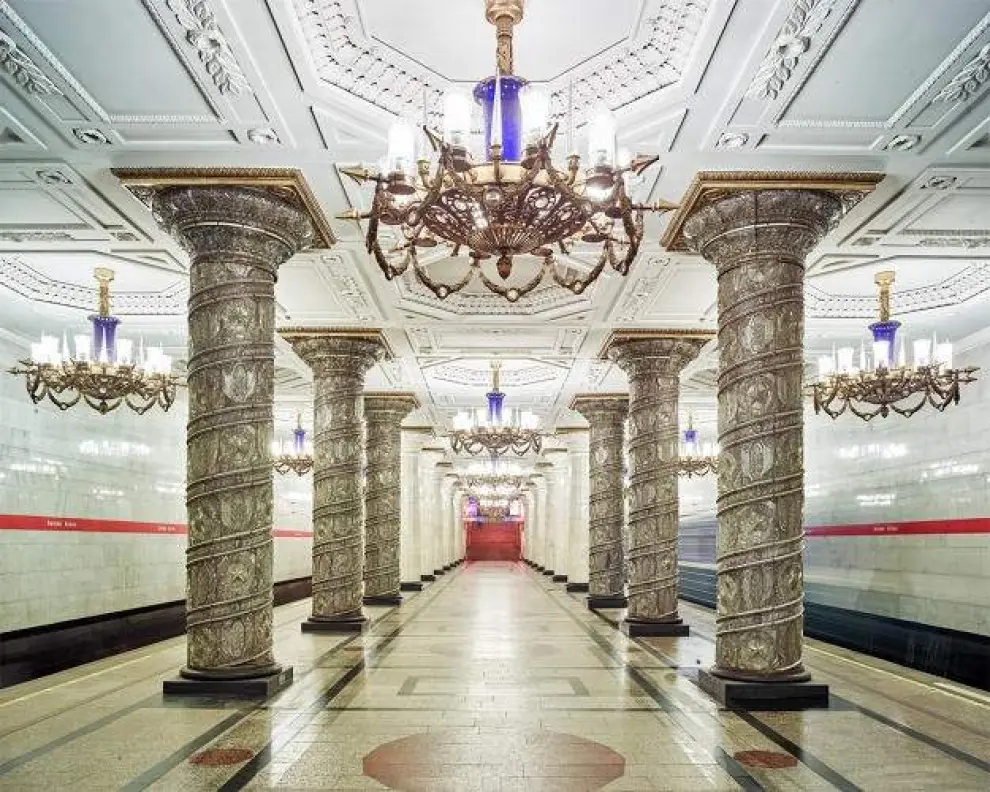Foto: Taganskaya Metro Station, Moscú | Fotos: Arte subterráneo en el ...