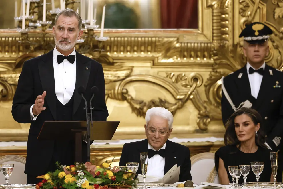Fotos: Las fotos de cena de gala en Roma en honor a Felipe VI y la ...