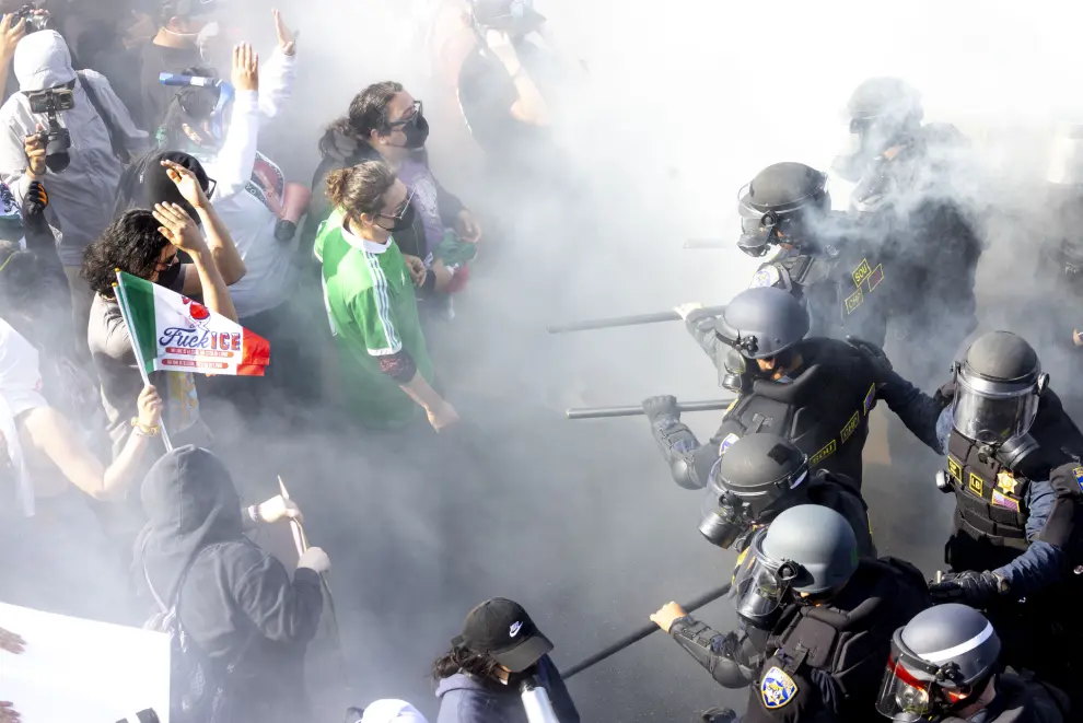 Fotos: Las espectaculares imágenes de los disturbios en Los Ángeles con ...