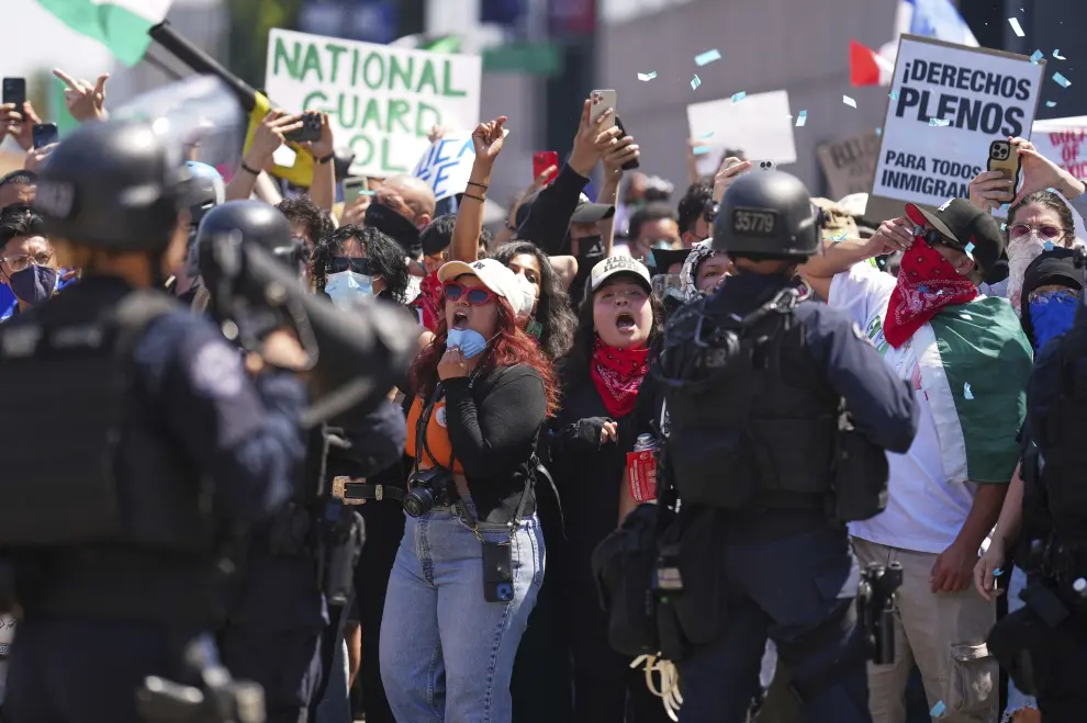 Fotos: Las espectaculares imágenes de los disturbios en Los Ángeles con ...