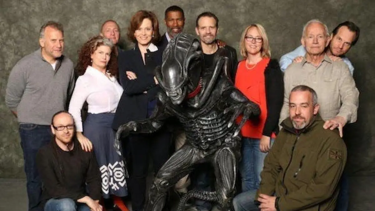 Foto del día: El reparto de 'Aliens', 28 años después