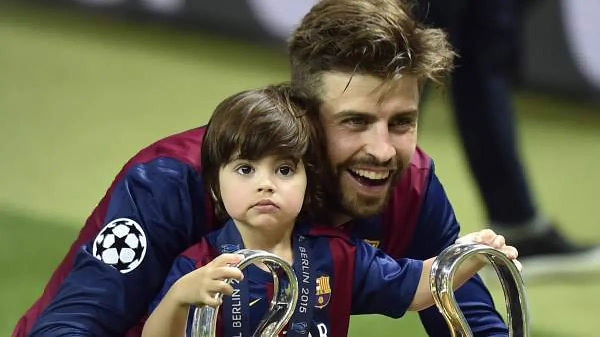 Milan, el hijo mayor de Shakira y Piqué, le dedica un poema a su padre: "Es el mejor amigo que ...