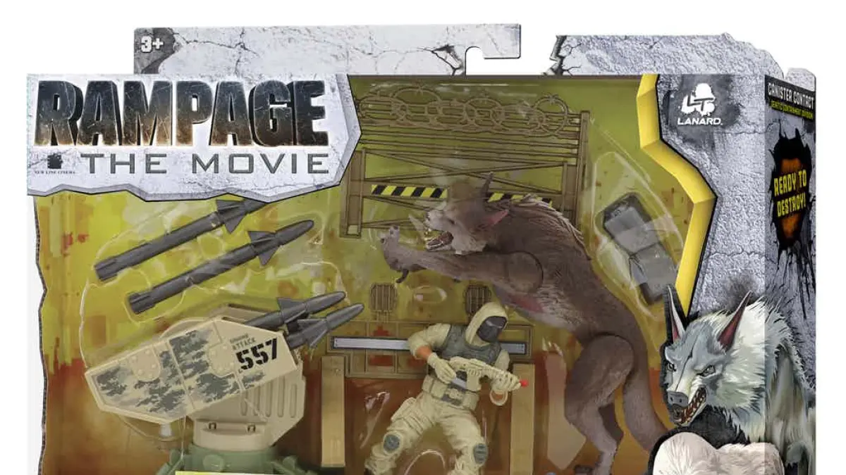 Fotos: Los juguetes de 'Rampage' revelan los diseños de los monstruos ...
