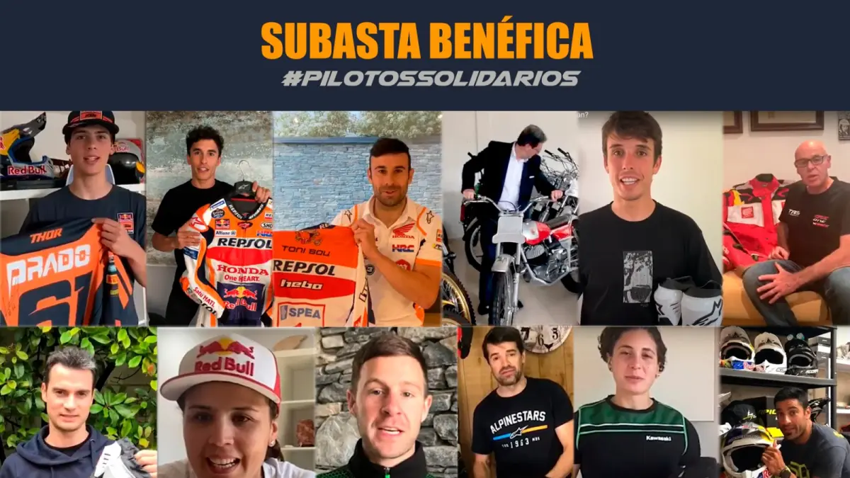 Recta final para pujar en la subasta benéfica Pilotos solidarios