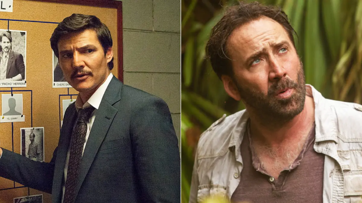 Nicolas Cage Pedro Pascal Car Template