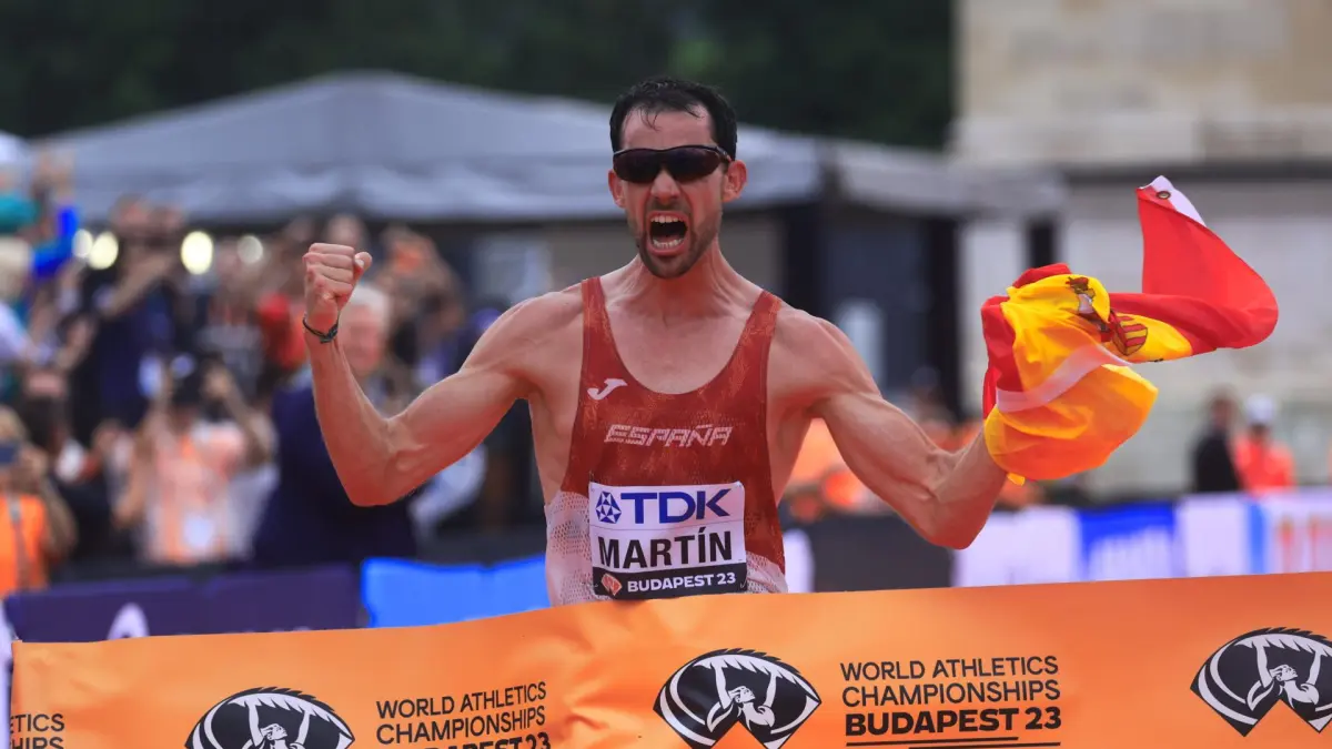 Álvaro Martín se proclama campeón del mundo de 20 kilómetros marcha en ...