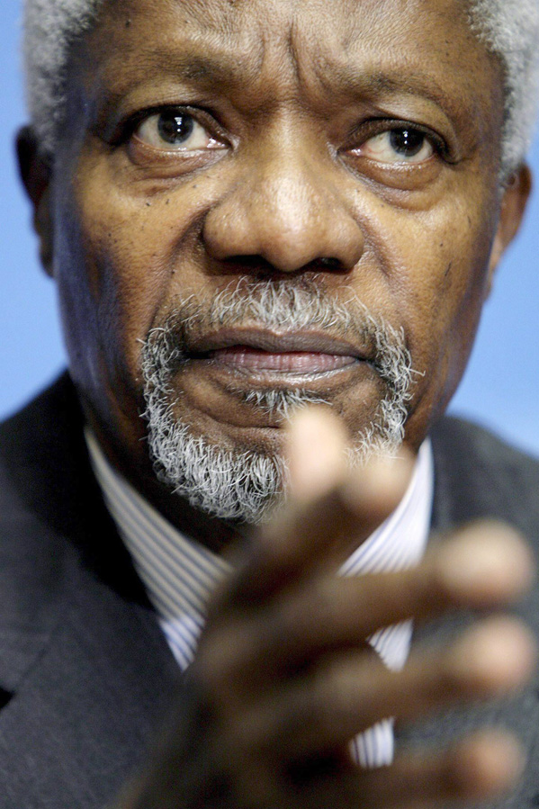 Annan afirma que EEUU está "entrampado" en Irak