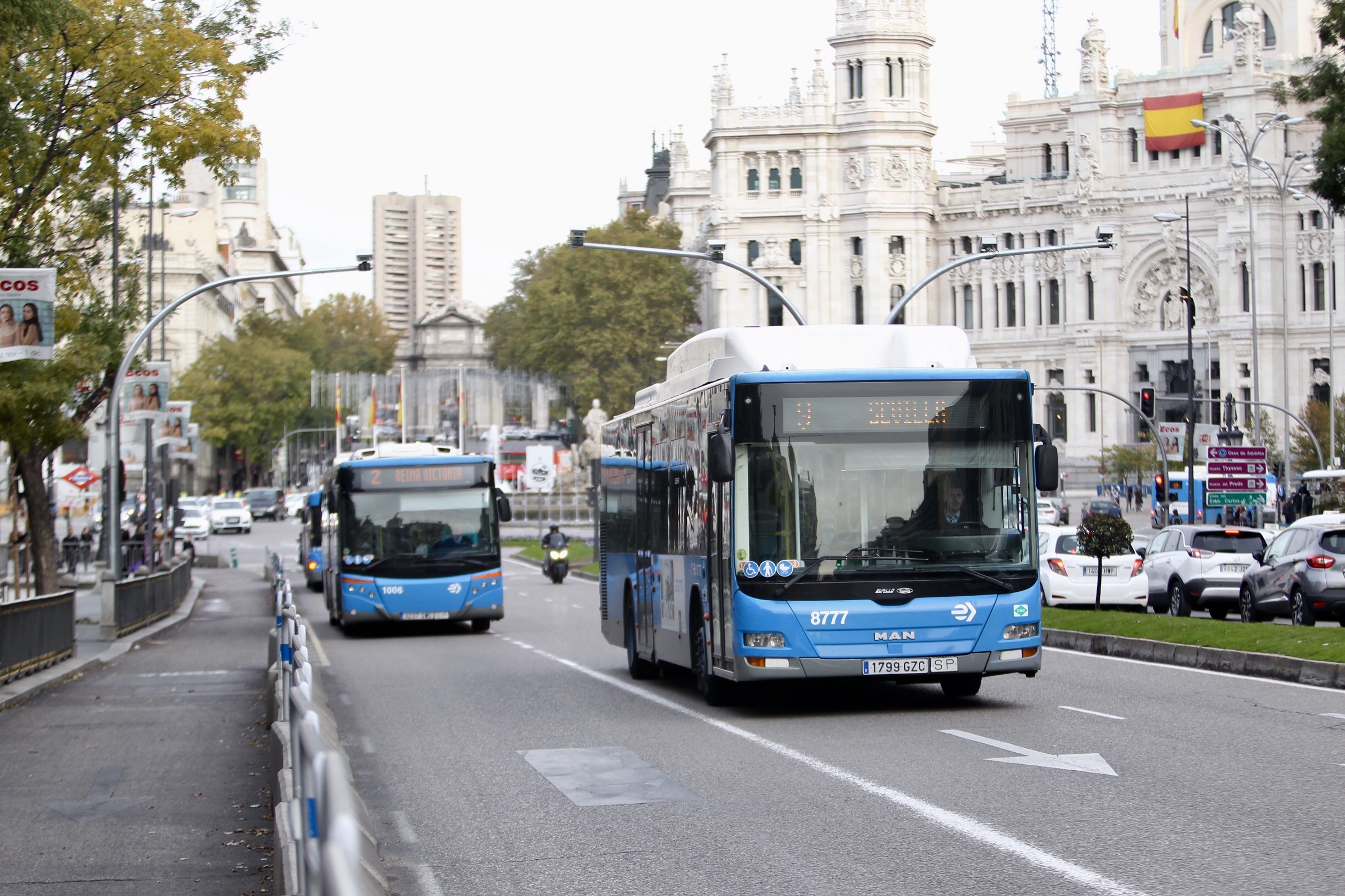 Cambios en los buses de la EMT de Madrid por Navidad: estos son los ...
