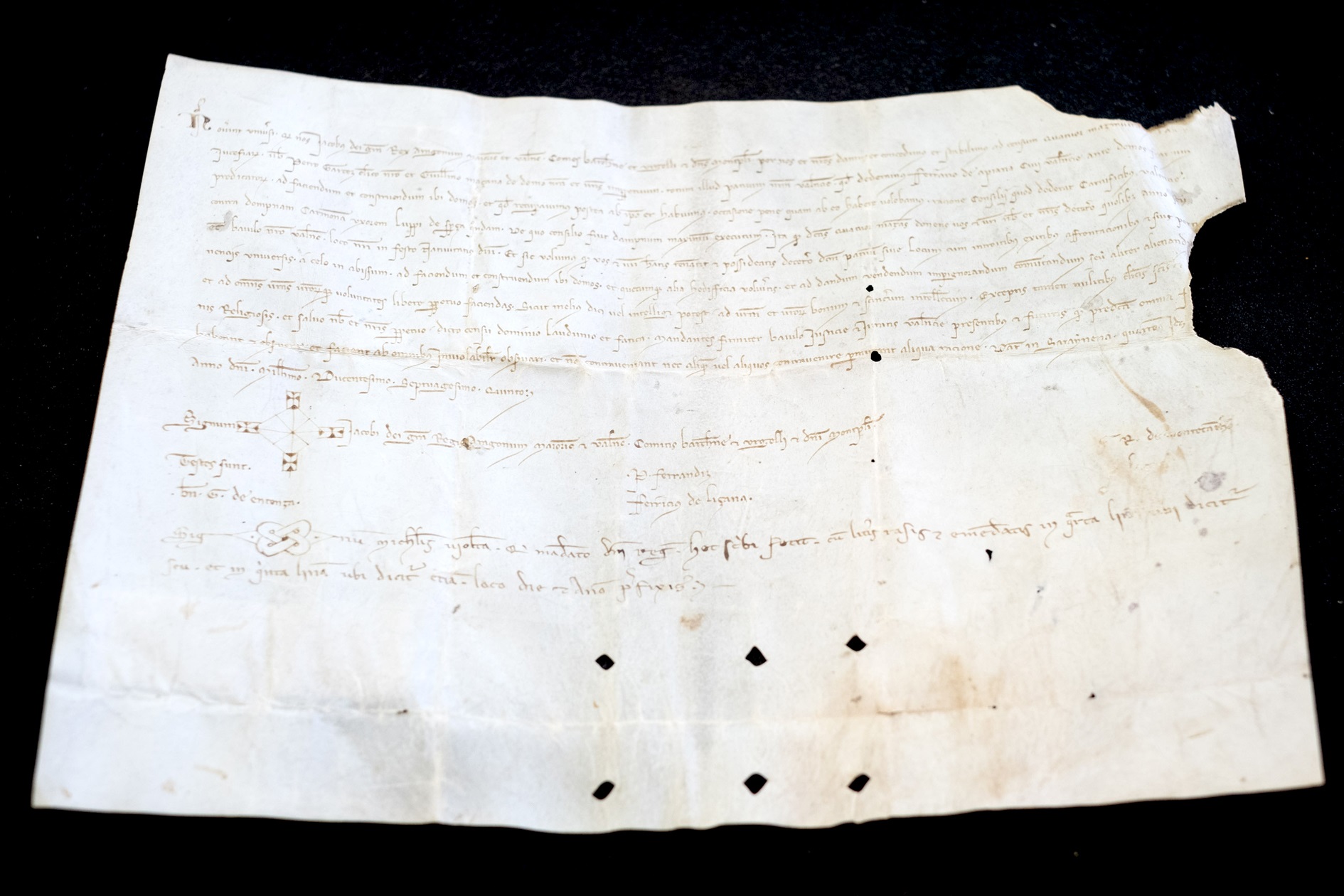 Un pergamí de Jaume I datat en 1275 arriba a l'Arxiu de la Catedral de ...