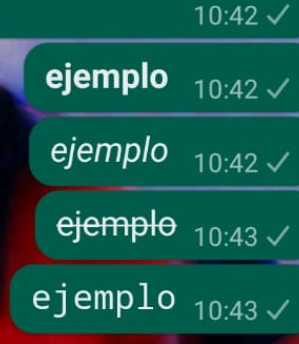 Cómo poner cursiva, negrita y subrayado en Whatsapp: formas de cambiar el tipo de letra