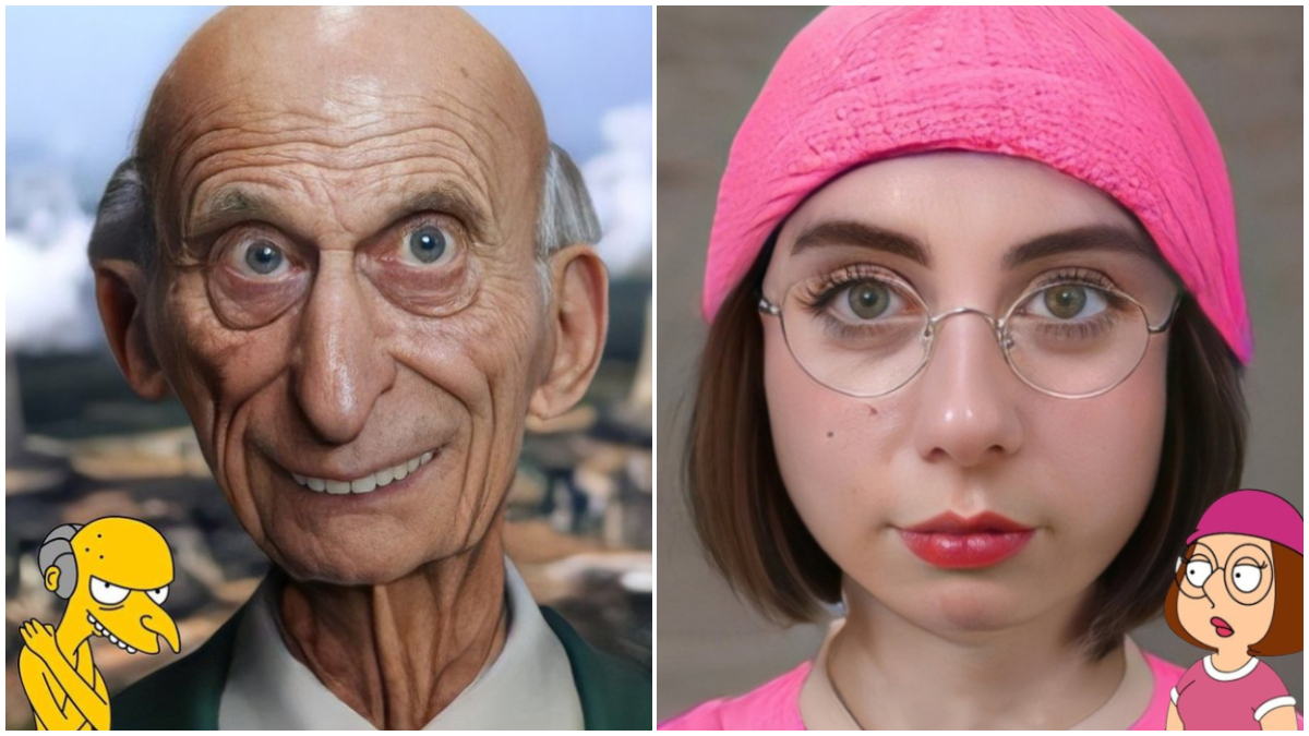 'Los Simpson' y 'Padre de familia' se convierten en personajes de carne ...