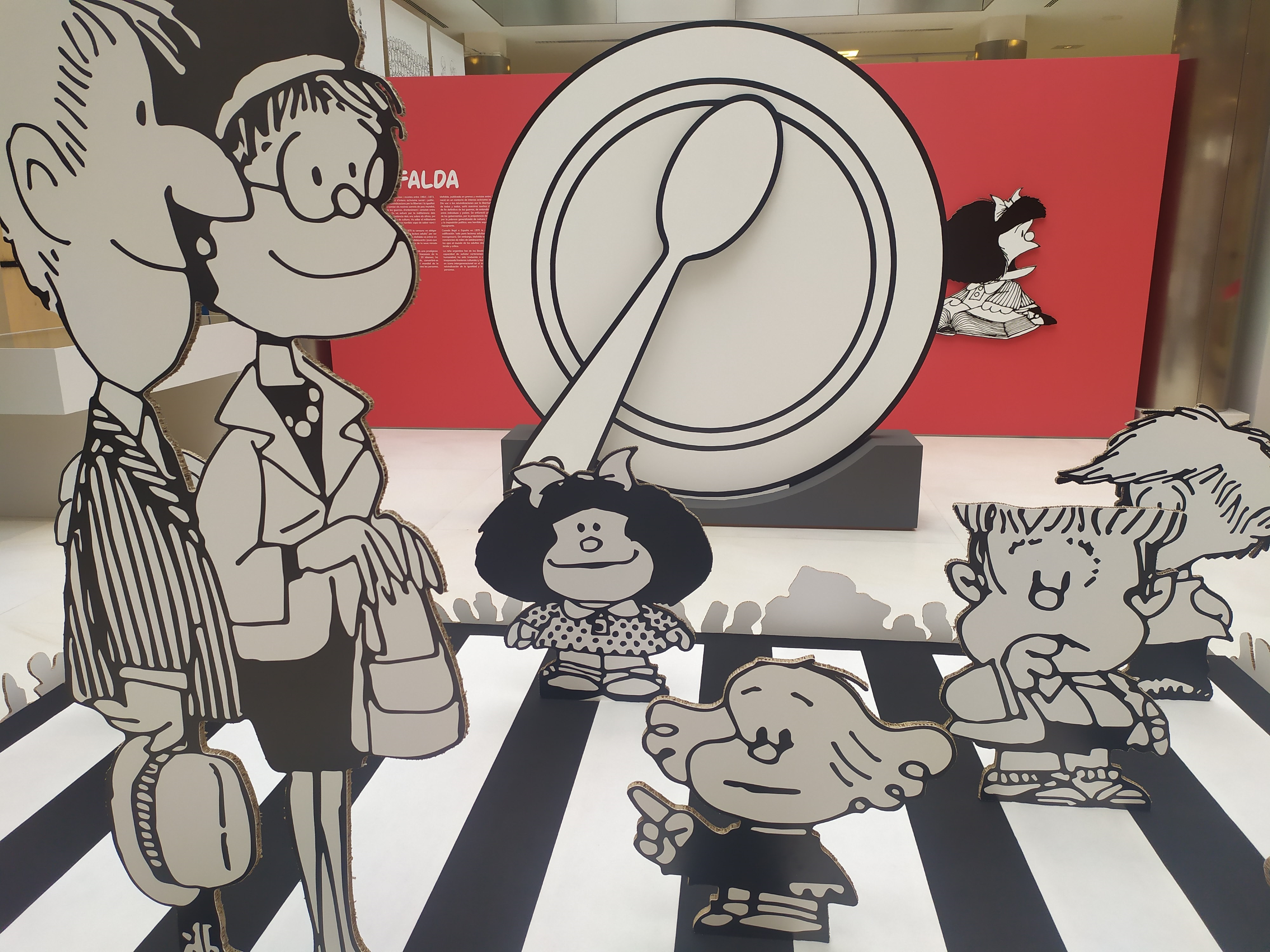 La exposición 'Mafalda y el humor de Quino' llevarán en agosto a Gandia ...