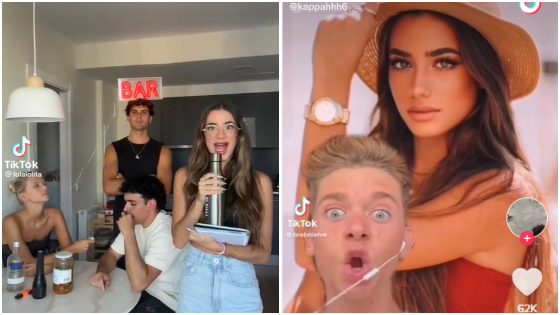 "Pillan a LolaLolita fumando en un bar": la 'tiktoker' se toma con ...