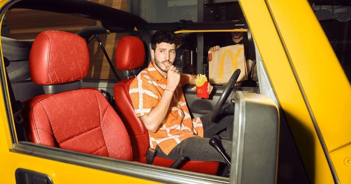 Así es el menú de Sebastián Yatra en McDonald's: "Da igual lo famoso ...