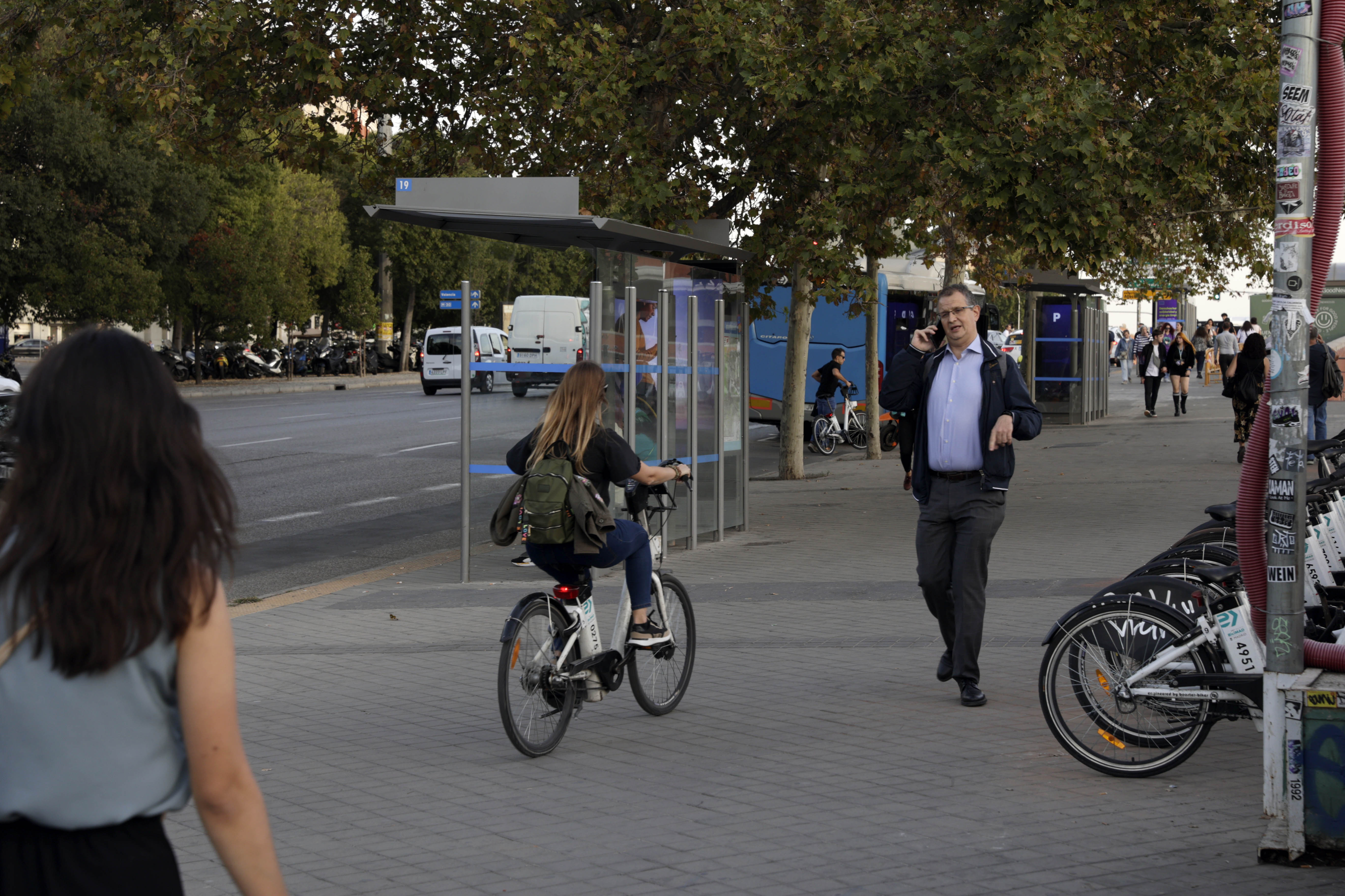 Mapa de las estaciones de Bicimad