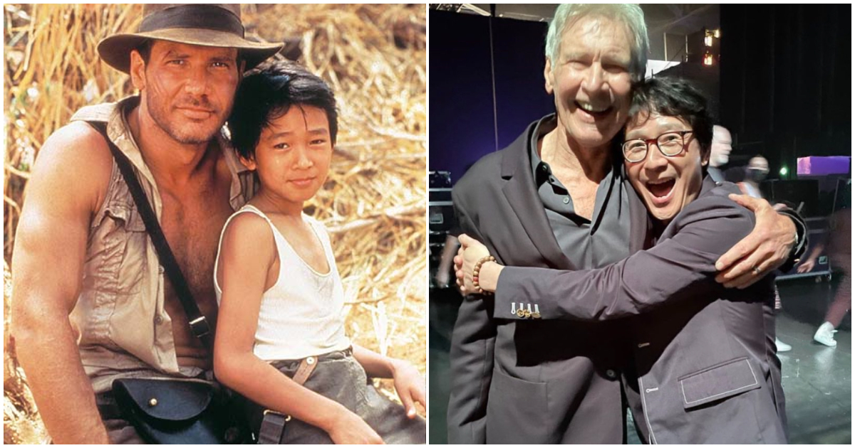 Ke Huy Quan ('Indiana Jones') revela cómo fue su emotivo reencuentro con Harrison Ford