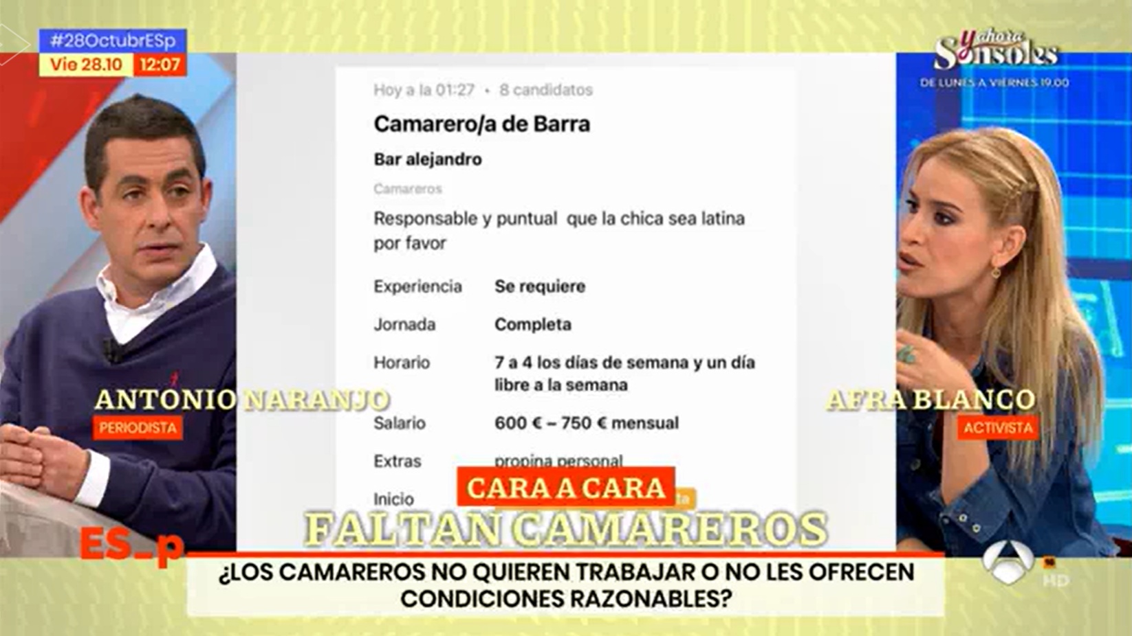 Quién es Antonio Naranjo, el polémico colaborador de 'En boca de todos'