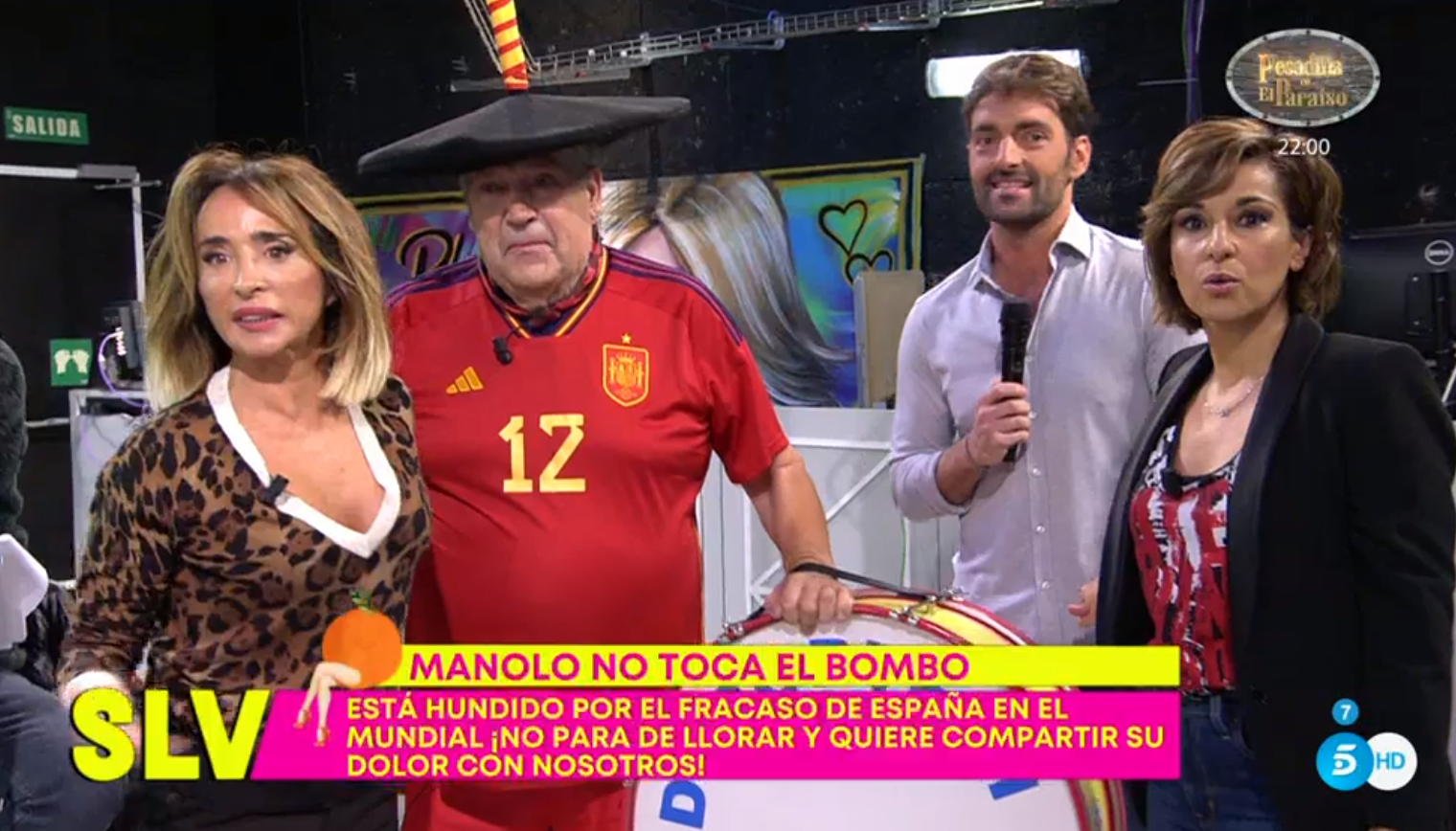 Manolo el del Bombo rompe a llorar en 'Sálvame' tras la derrota de ...