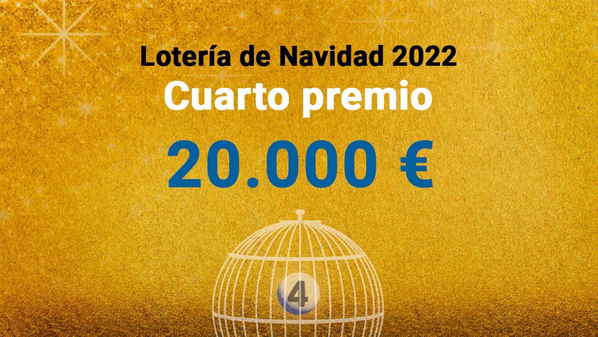 Los dos cuartos premios del sorteo de la Lotería de Navidad 2022