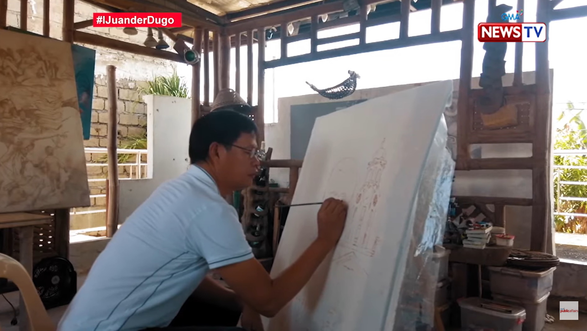 Un artista revoluciona las redes por pintar con su propia sangre: "Es ...