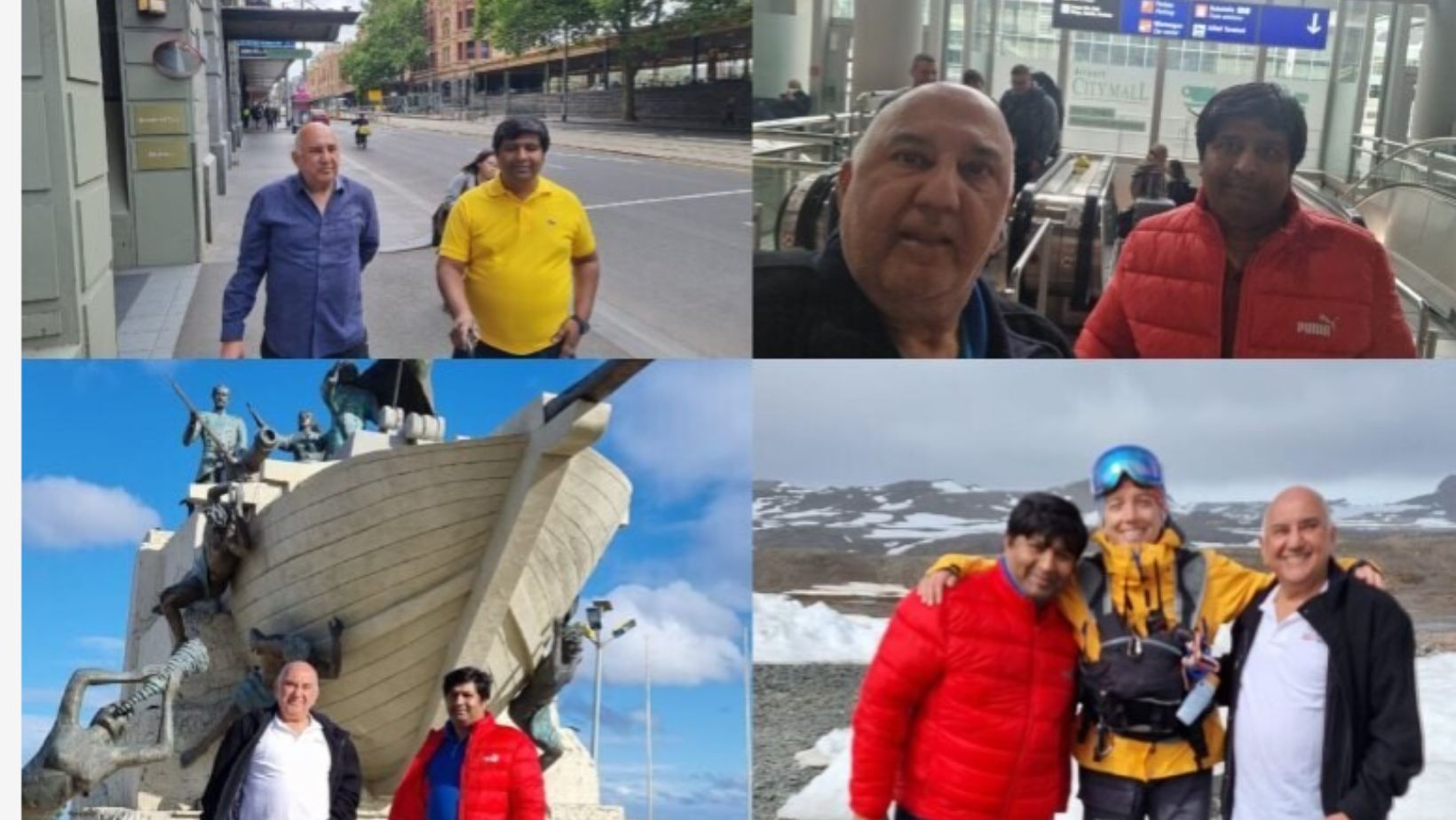 Dos hombres baten un récord Guinness al viajar por los siete ...